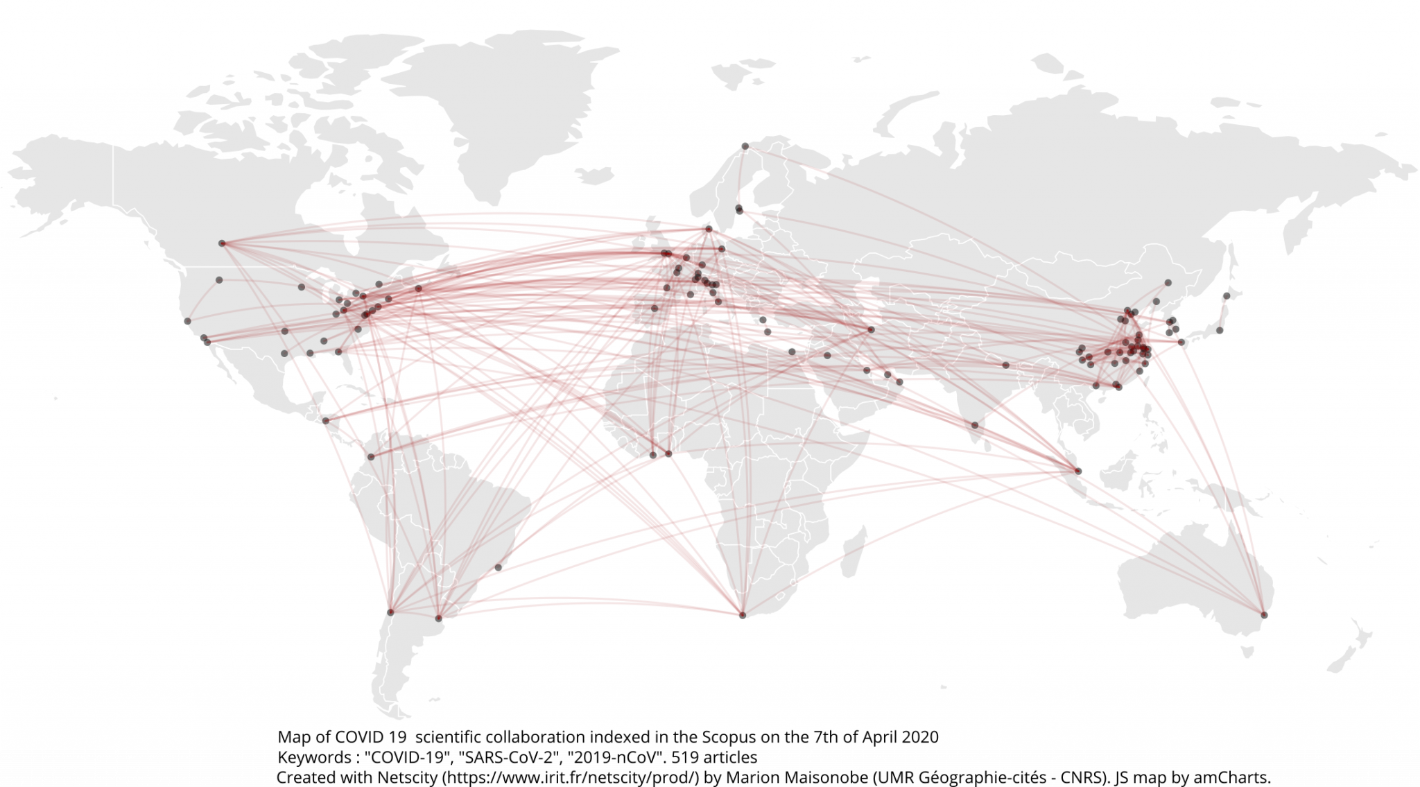 Where do Covid-19 researches come from? - GeoScimo